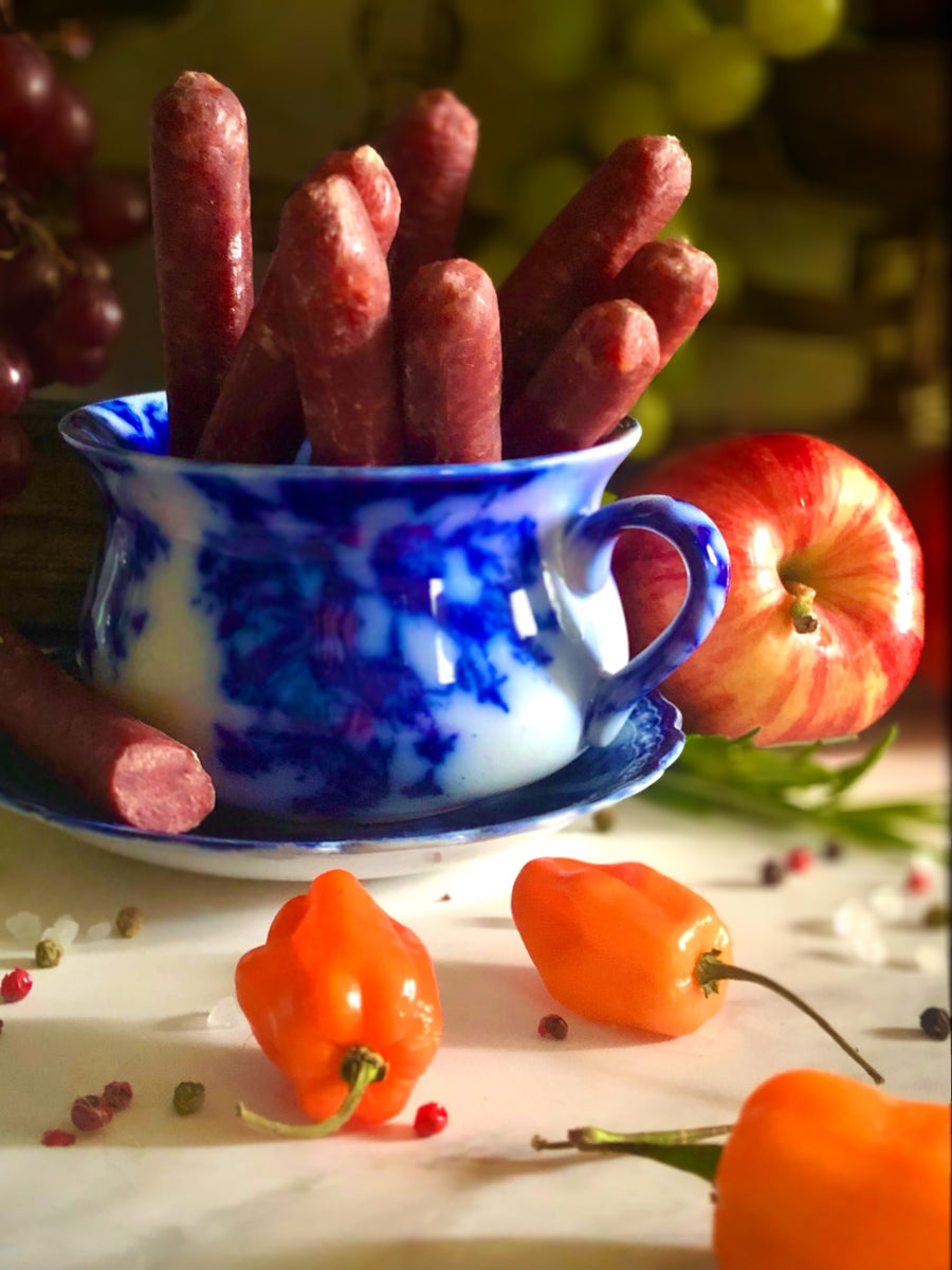 Hot and Sassy Smoky Snack Stick Sampler Bundle – Handcrafted Sausage